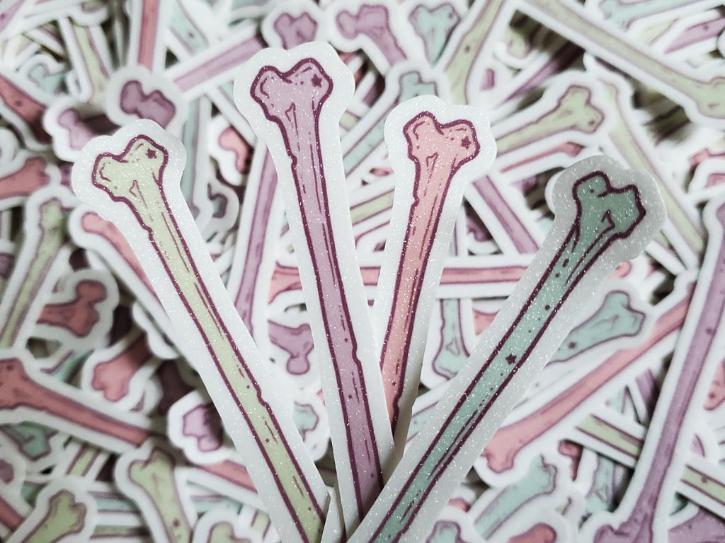 Pastel Bones STICKER pack – Paper Haunt / White Stag Art