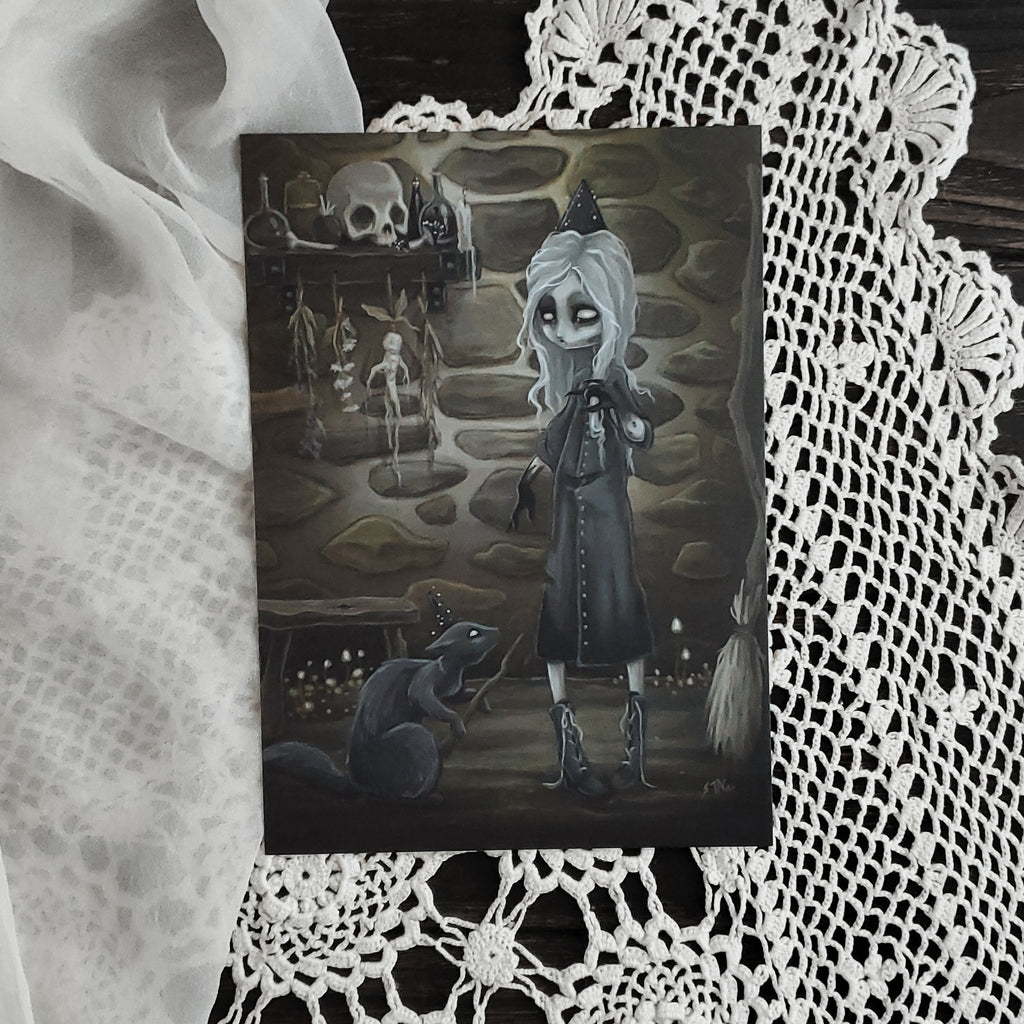 The Dark Conjurer Art print – Paper Haunt / White Stag Art