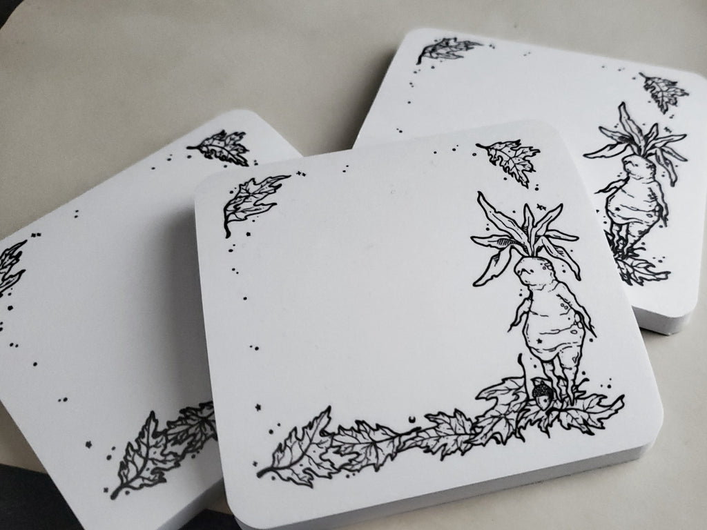 Enchanted Forest Sticky Note – Paper Haunt / White Stag Art